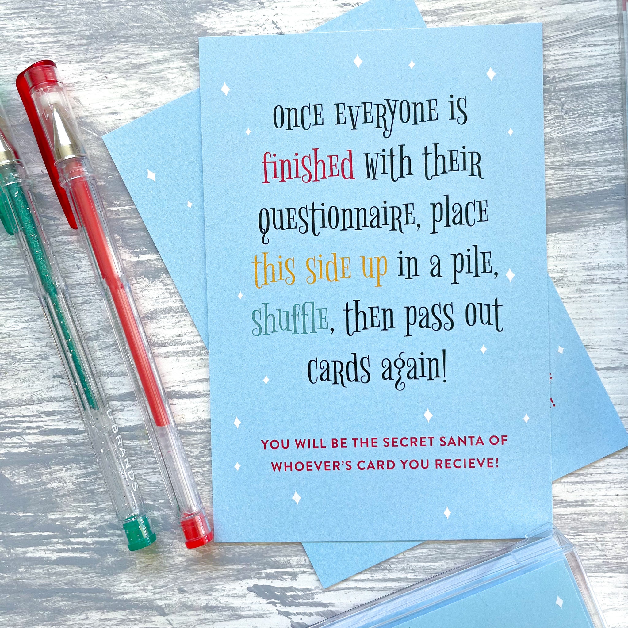 Secret Santa Activity Kit – The Paxton Press