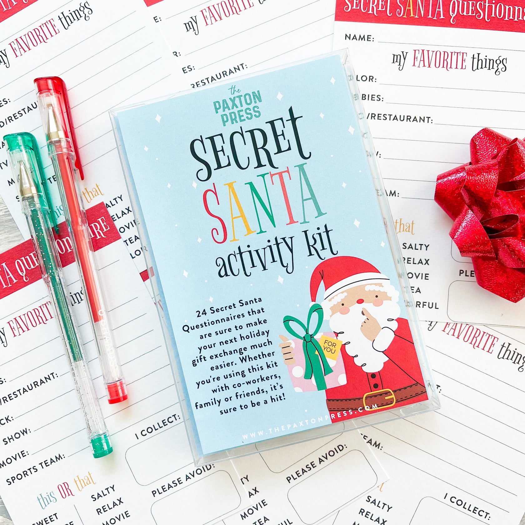 Secret Santa Activity Kit – The Paxton Press