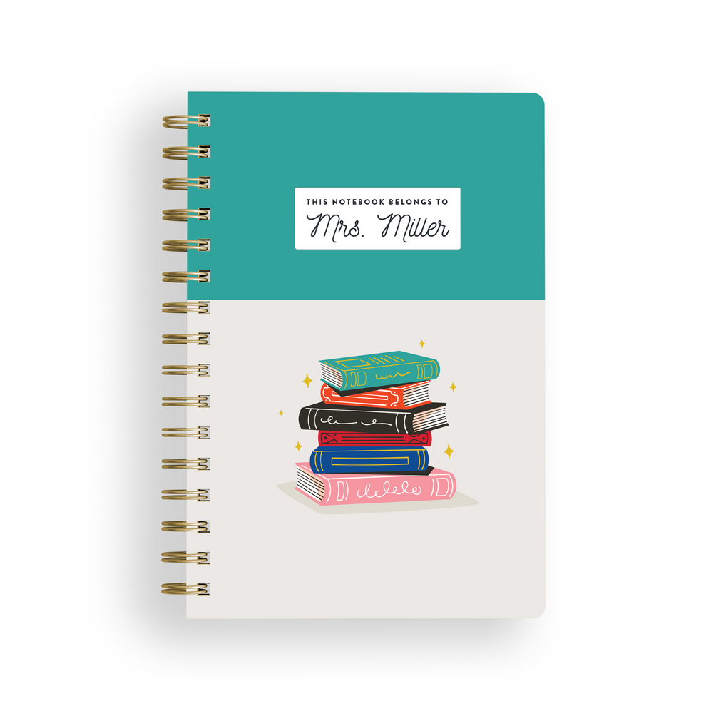 Custom Teacher Name Notebook – The Paxton Press